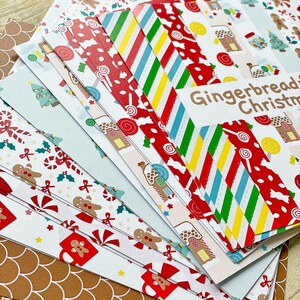 Gingerbread Christmas Papercraft Bundle – Christmas Craft Kit With 6x6 ...