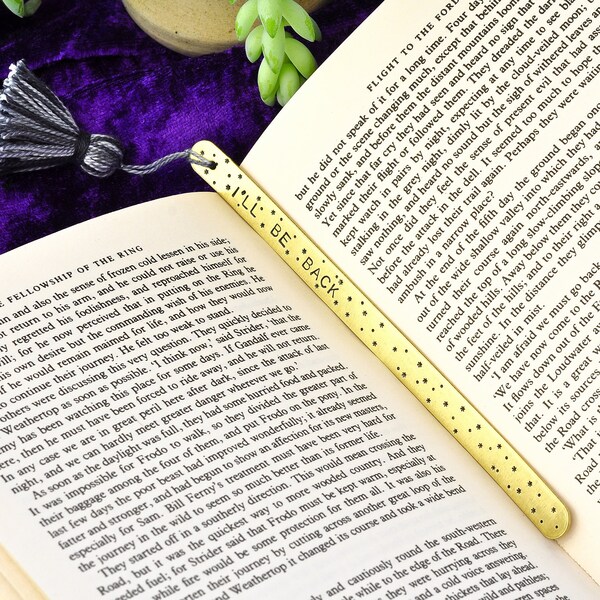 Metal Bookmark - Etsy