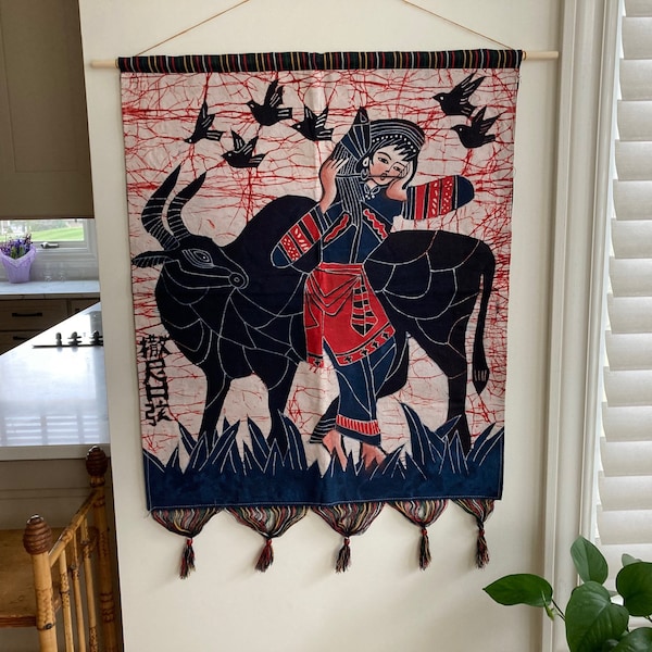 Batik Wall Hanging - Etsy