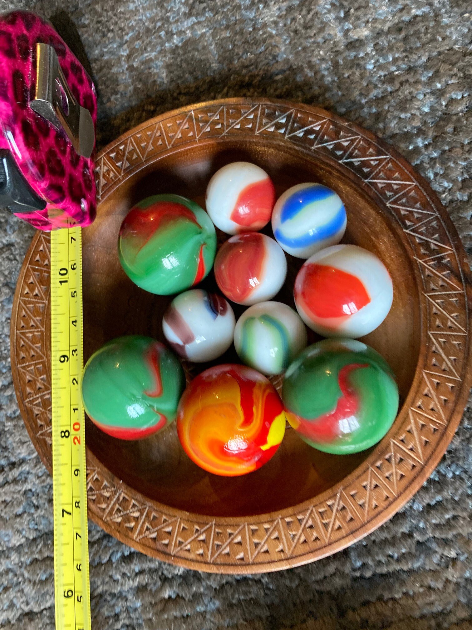 Vintage Transitional Marbles/collectible Marbles Old Boulders Lot of 10 ...