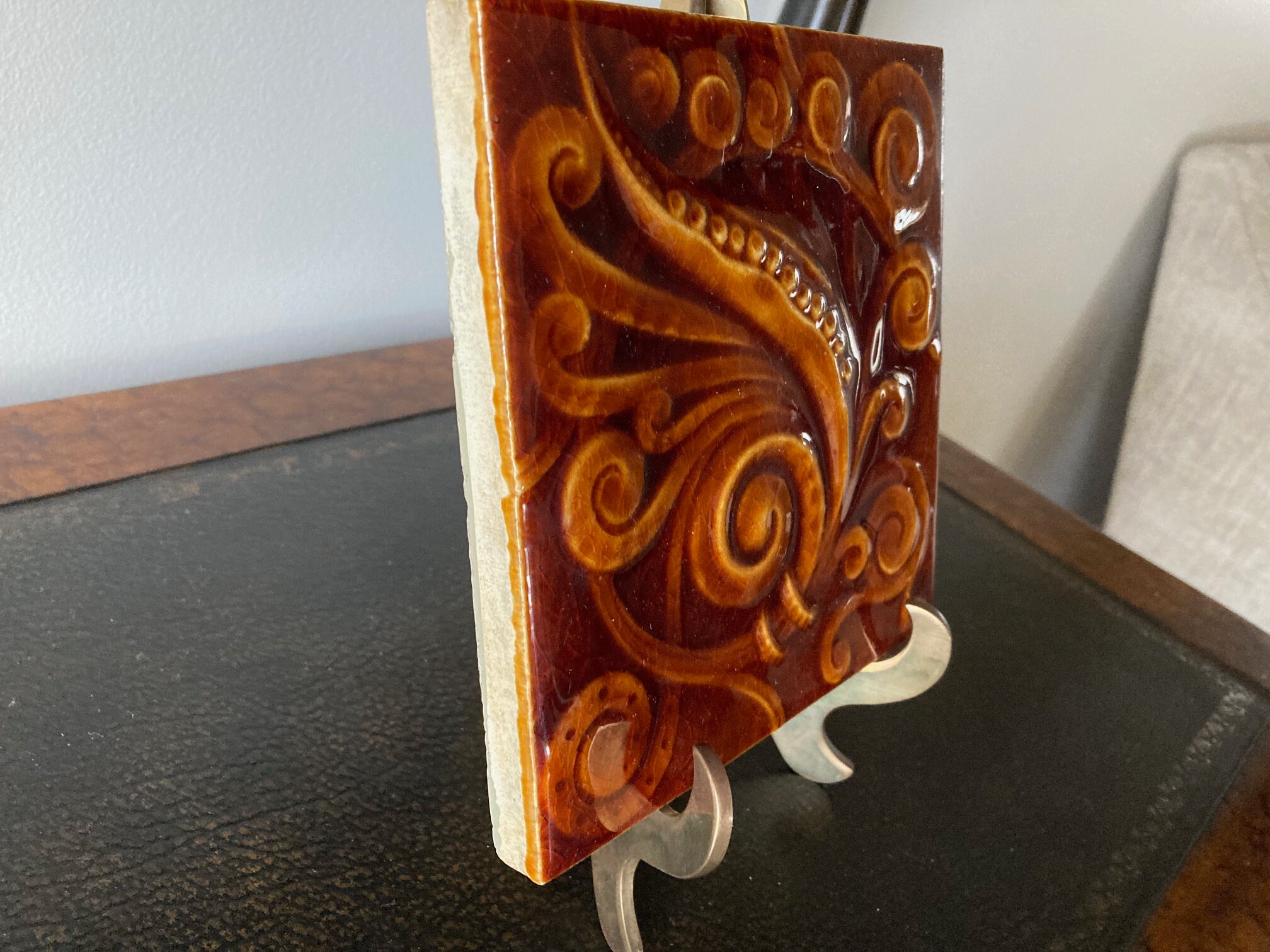 Antique American Encaustic Tile Co, Zanesville Ohio /hand Made ...