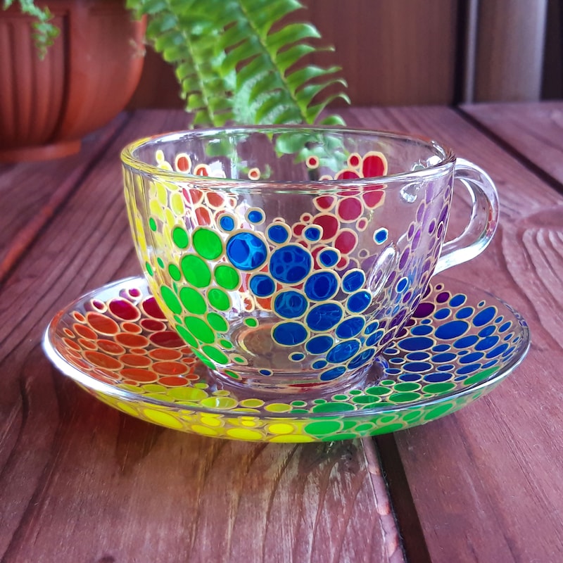 Rainbow Tea Party - Etsy