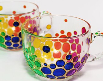 Llama-corns Poop Rainbows Too 17oz Large Latte Mug Cup - Etsy