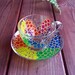 Rainbow Tea Cup Hand Painted Bubbles Cup and Saucer Set, Personalized ...