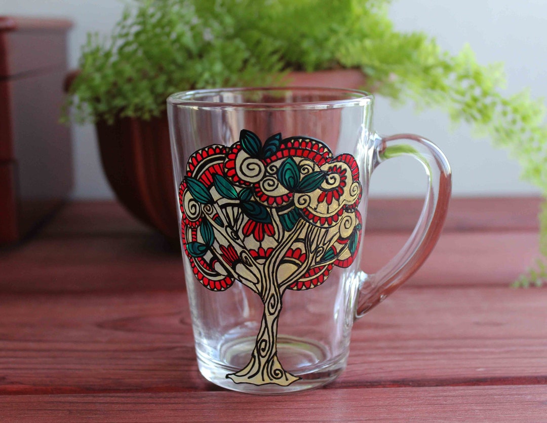 Personalized Tree Unique Coffee Mug, Gift for Couples, Family Tree Cup ...