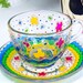 Rainbow Tea Cup and Saucer Set Hand Painted Gifts - Etsy