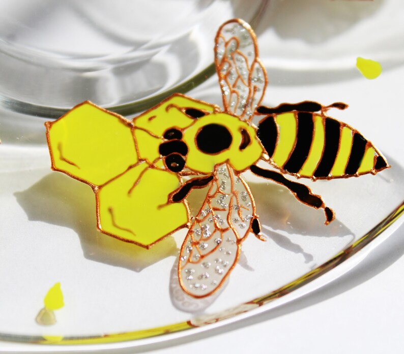 Bee Tea Cup and Saucer Set Personalized Christmas Gift Tea | Etsy