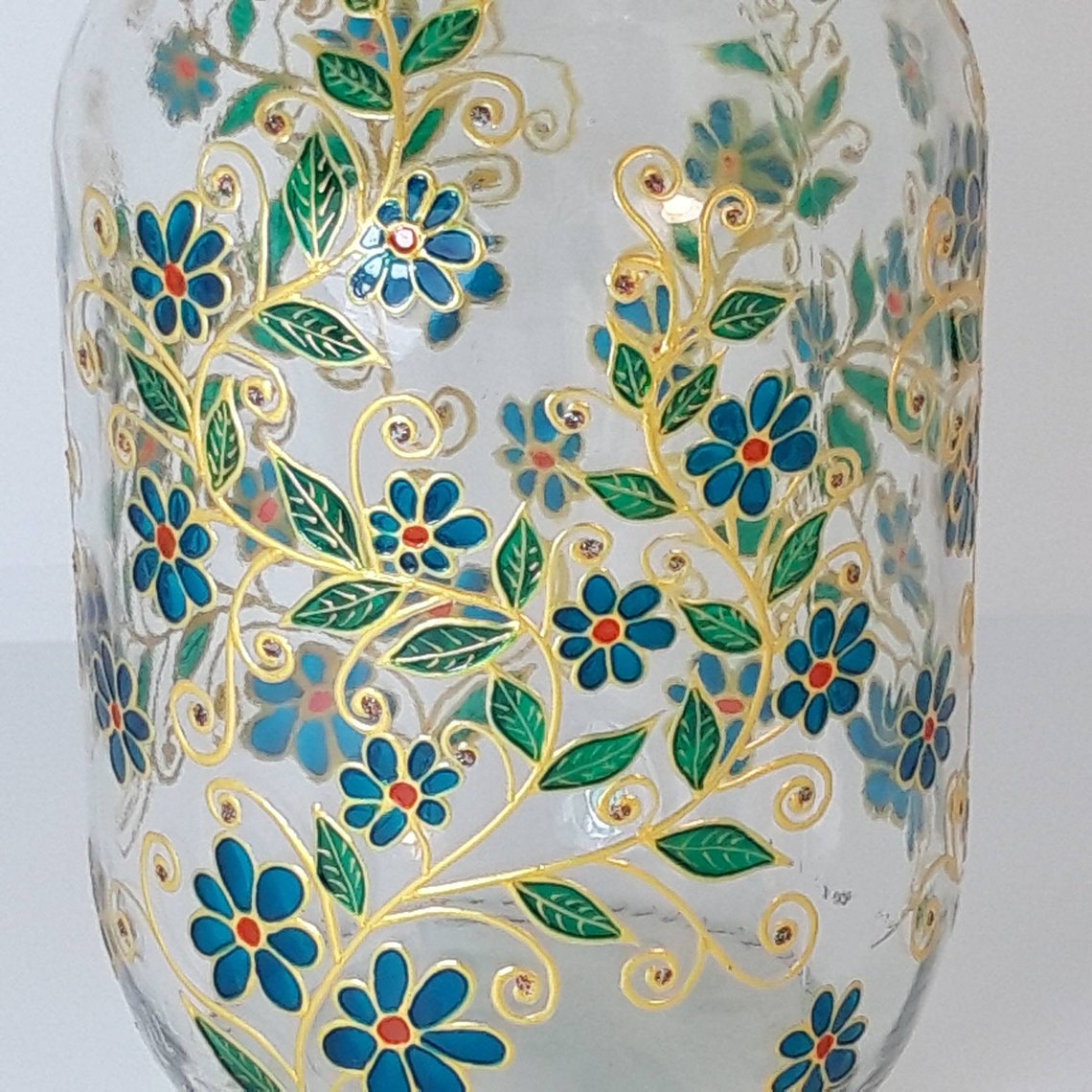 Personalized Big Coin Bank Hand Painted Flower Bank Gift - Etsy