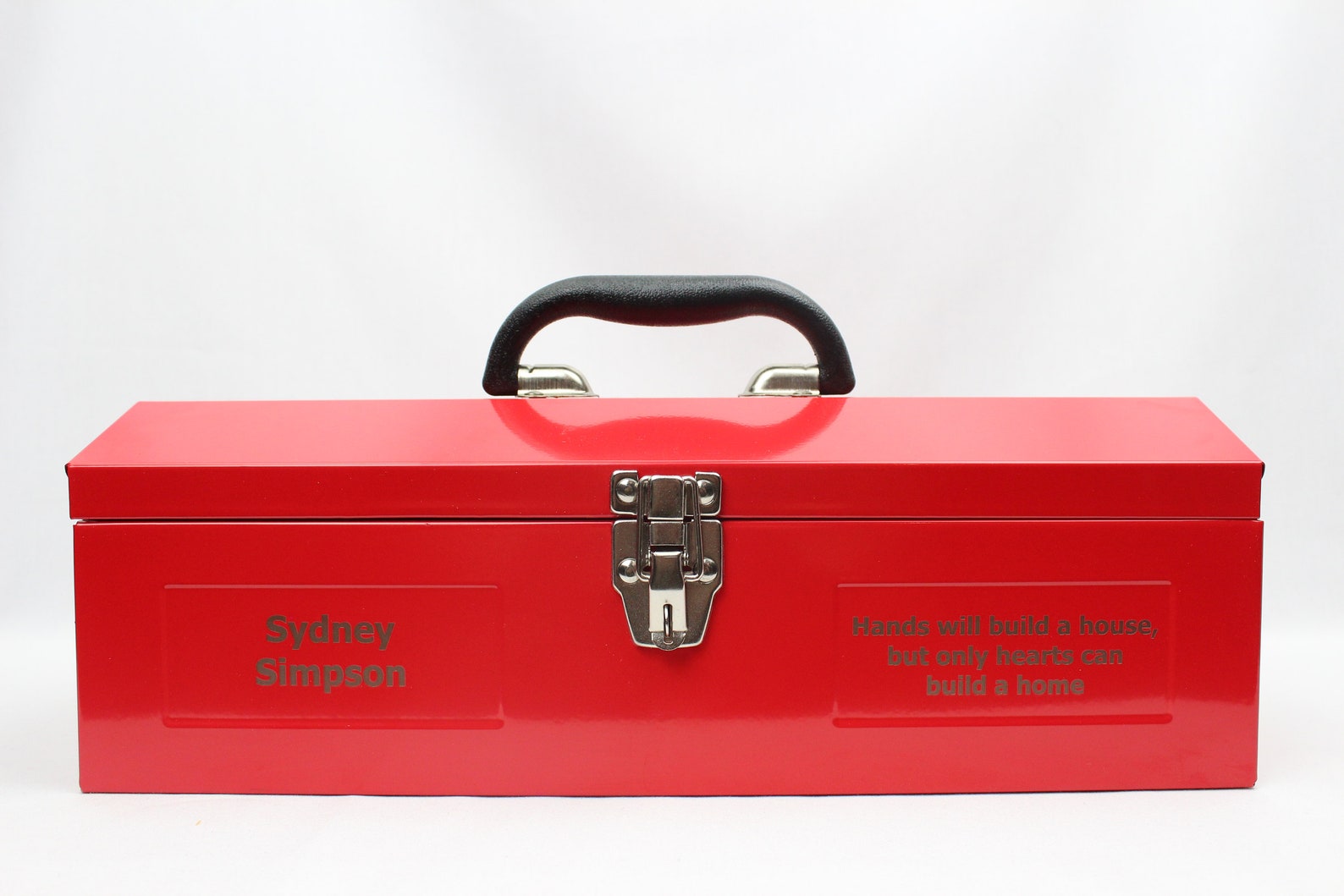 Personalised Toolbox, Red Tool Box, Toolbox, Gift Ideas for Him, Handy ...