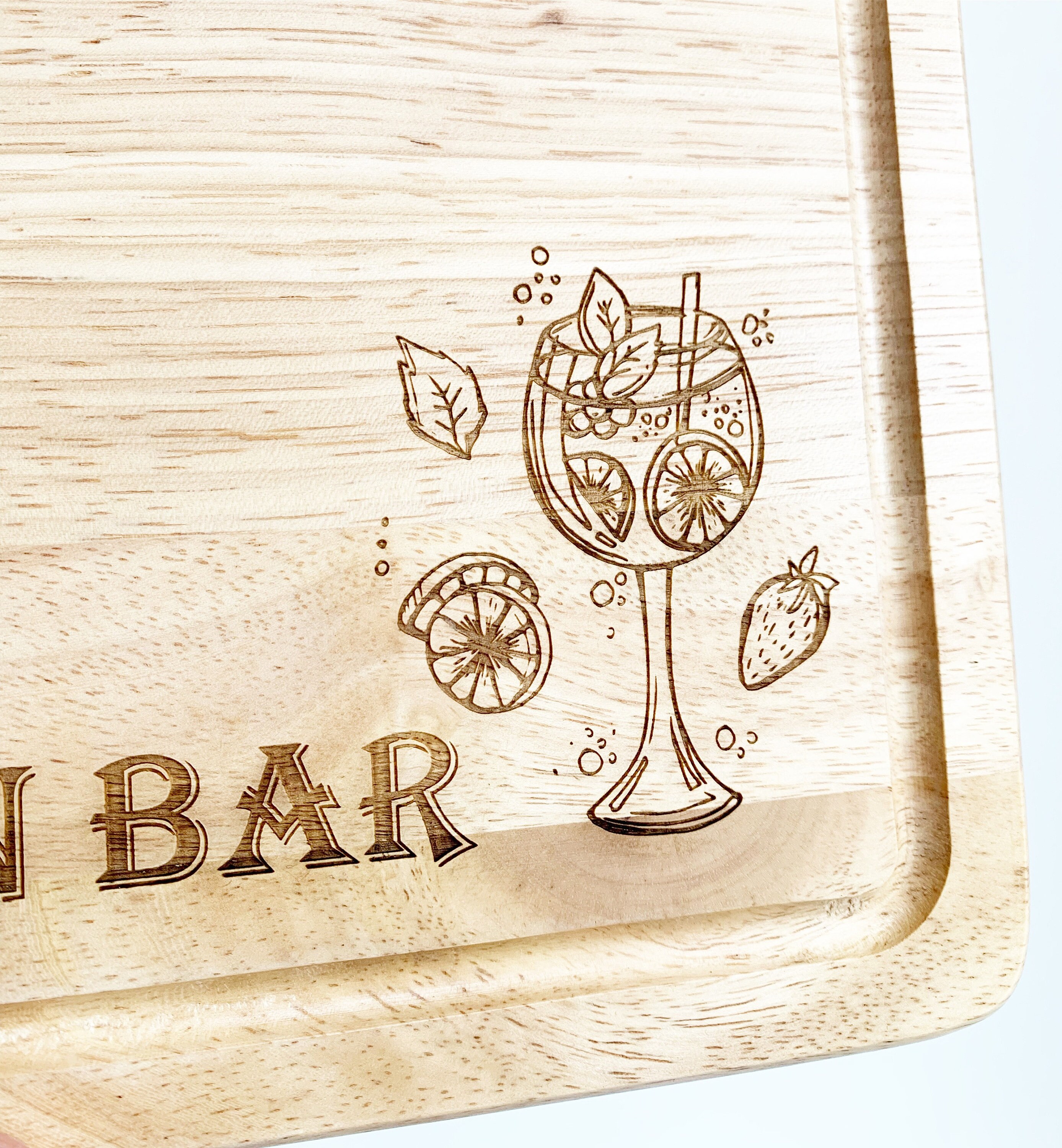 Cocktail prep board Gin serving board Gin bar New home - Etsy België
