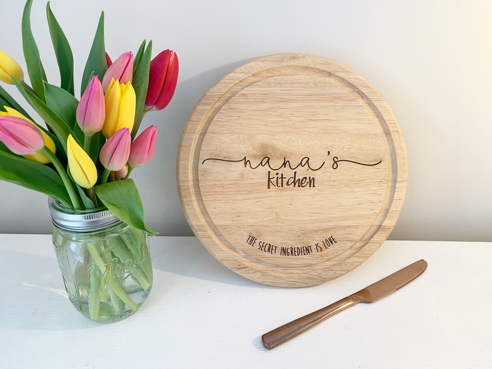 Personalised Chopping Board Gift for Her Gift for Grandma - Etsy