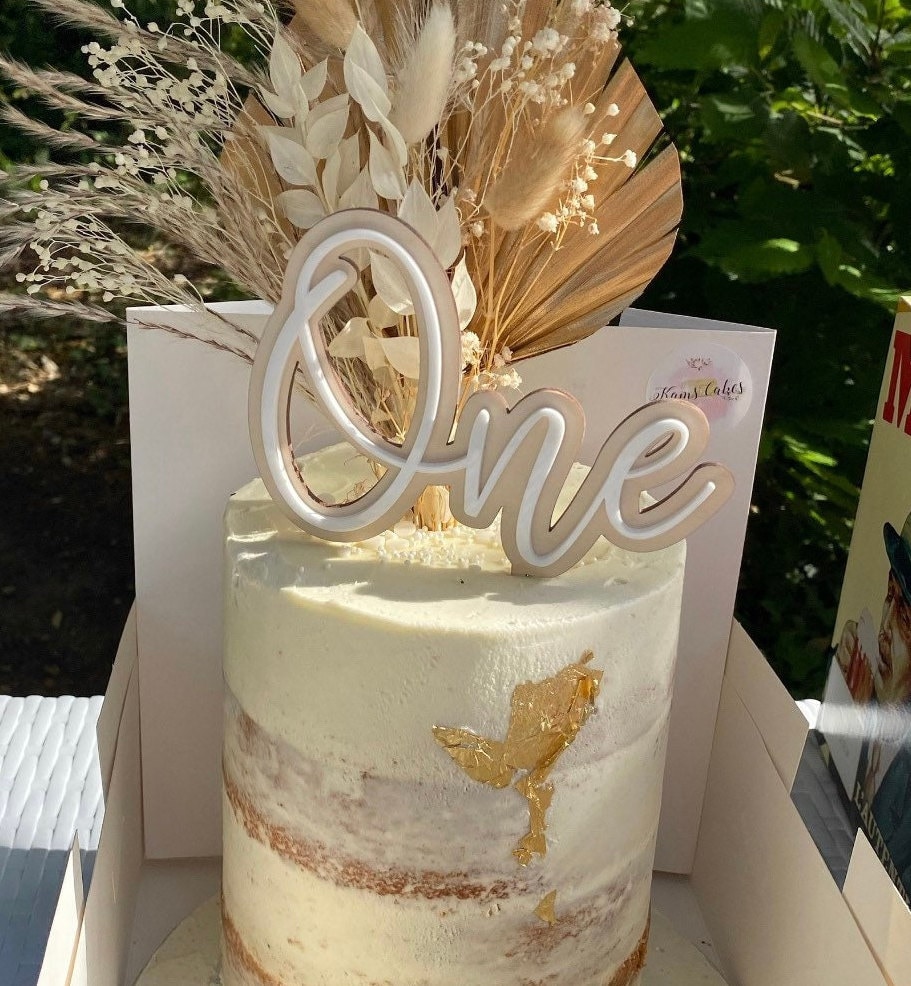 One Cake Topper First Birthday Cake Topper 1st Birthday Cake - Etsy