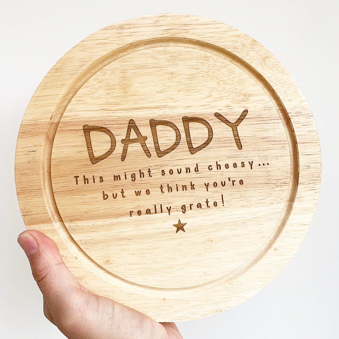 Father's Day Cheese Board, Cheesy Gift, Funny Gift for Him, Cheese ...