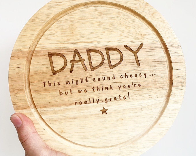 Personalised Age Only Matters If Youre Cheese Cheese Board Set for Dad ...
