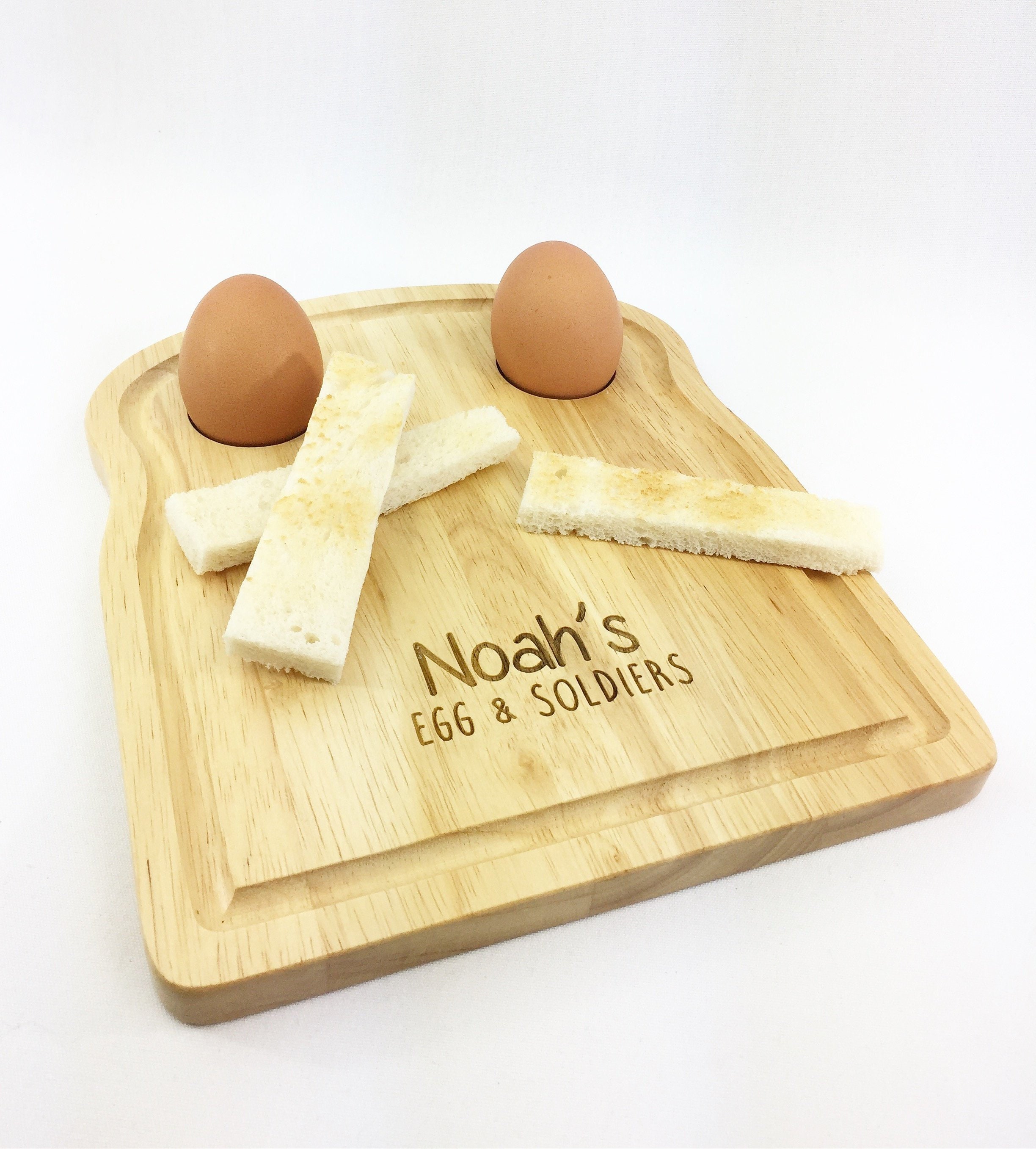 Personalised Egg Board Egg and Soldier Board Breakfast - Etsy