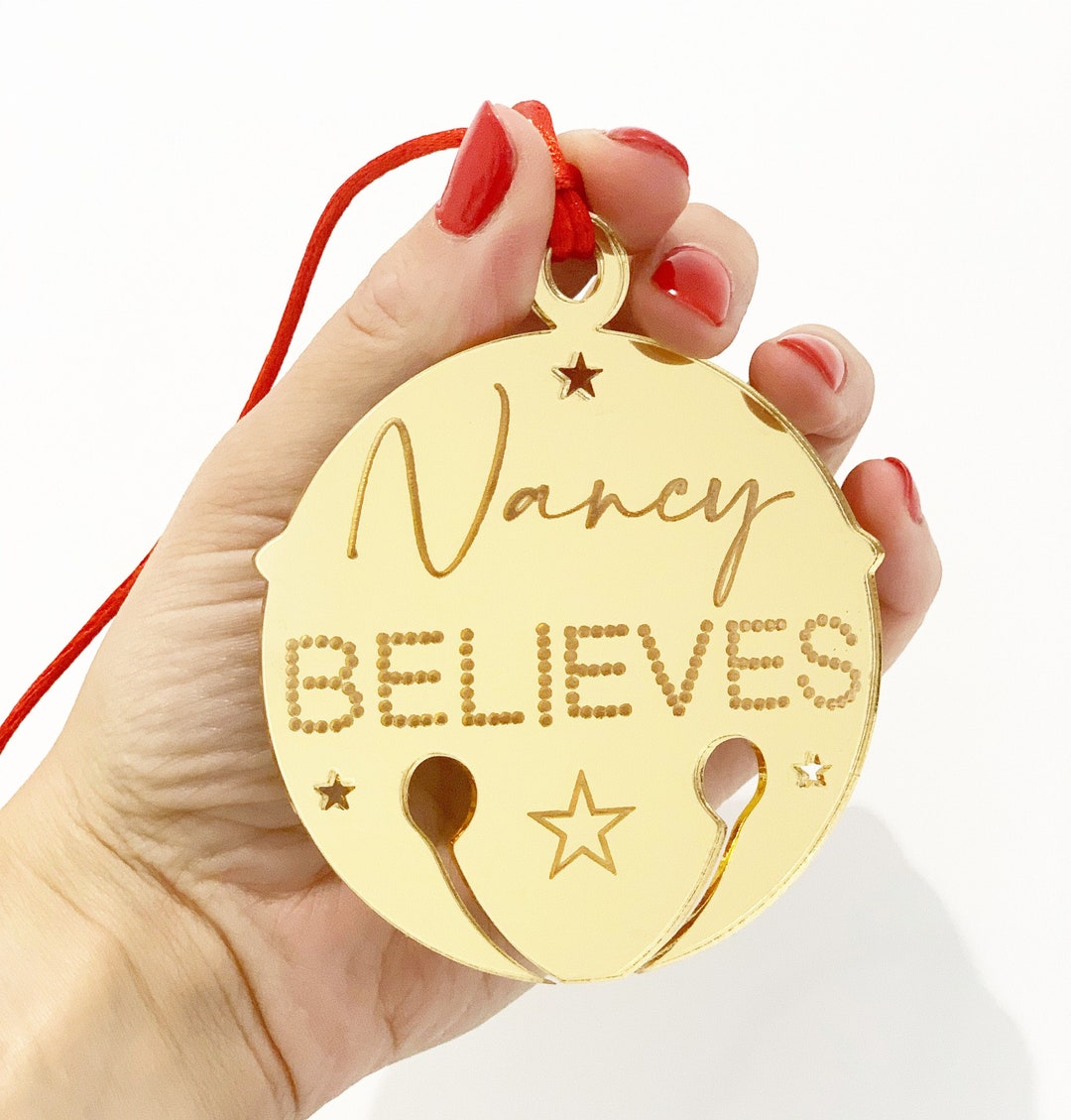 Personalised Polar Express Bell, Christmas Eve Believe Bell, I Believe ...