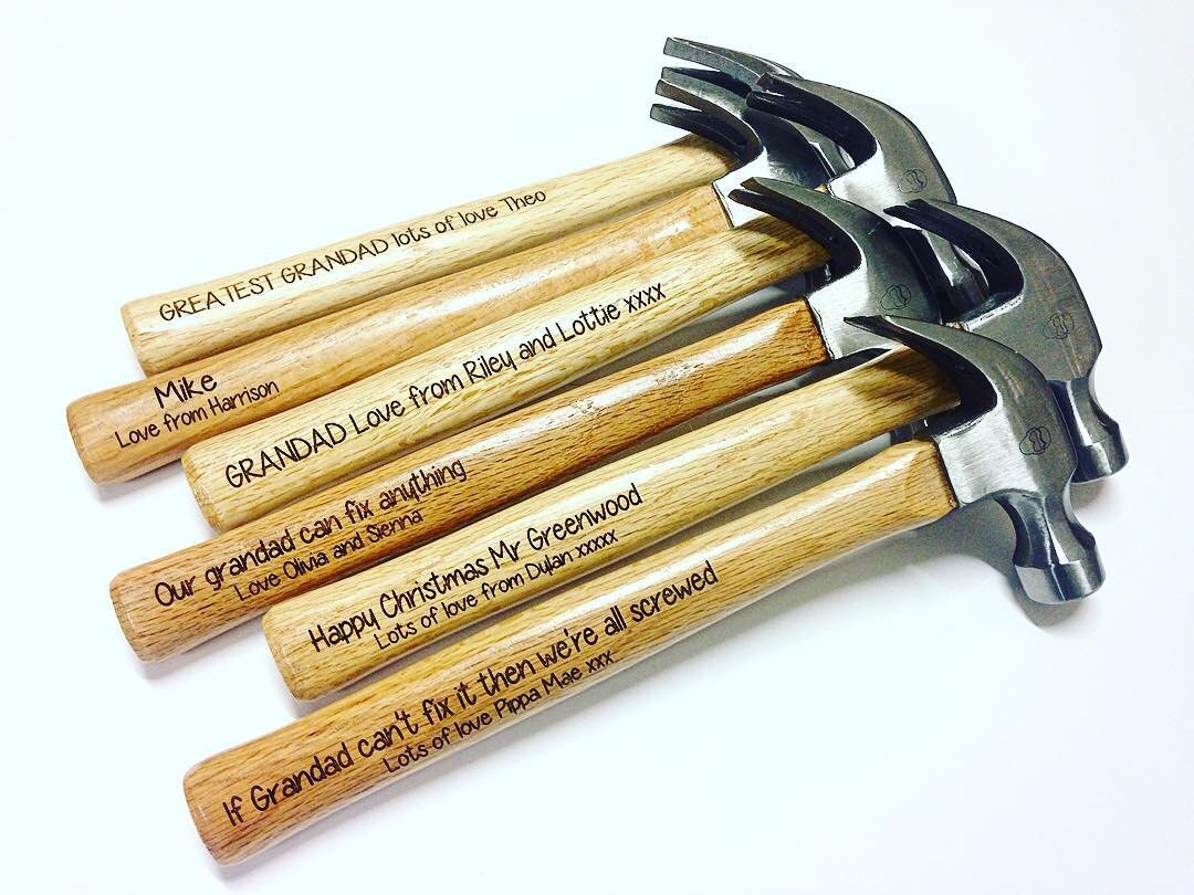 Hammer, Personalised Hammer, Gift for Him, Gift for Dad, Gift for ...