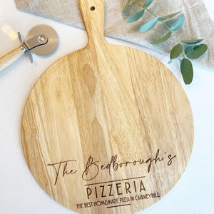 Personalised Pizza Paddle, Custom Pizza Board, Pizza Plate ...