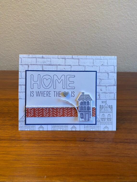 Homemade new home card new home card homemade | Etsy