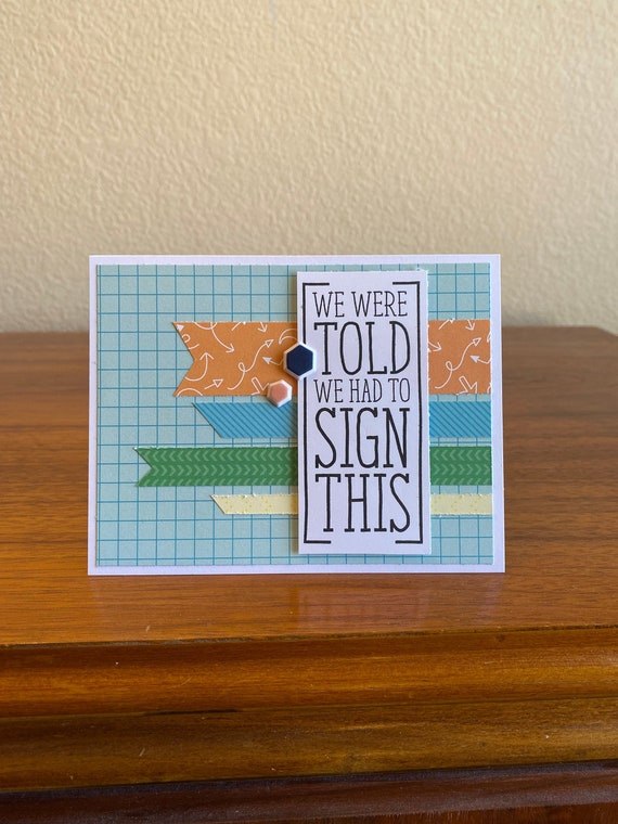 Homemade humor greeting card humor greeting card homemade | Etsy