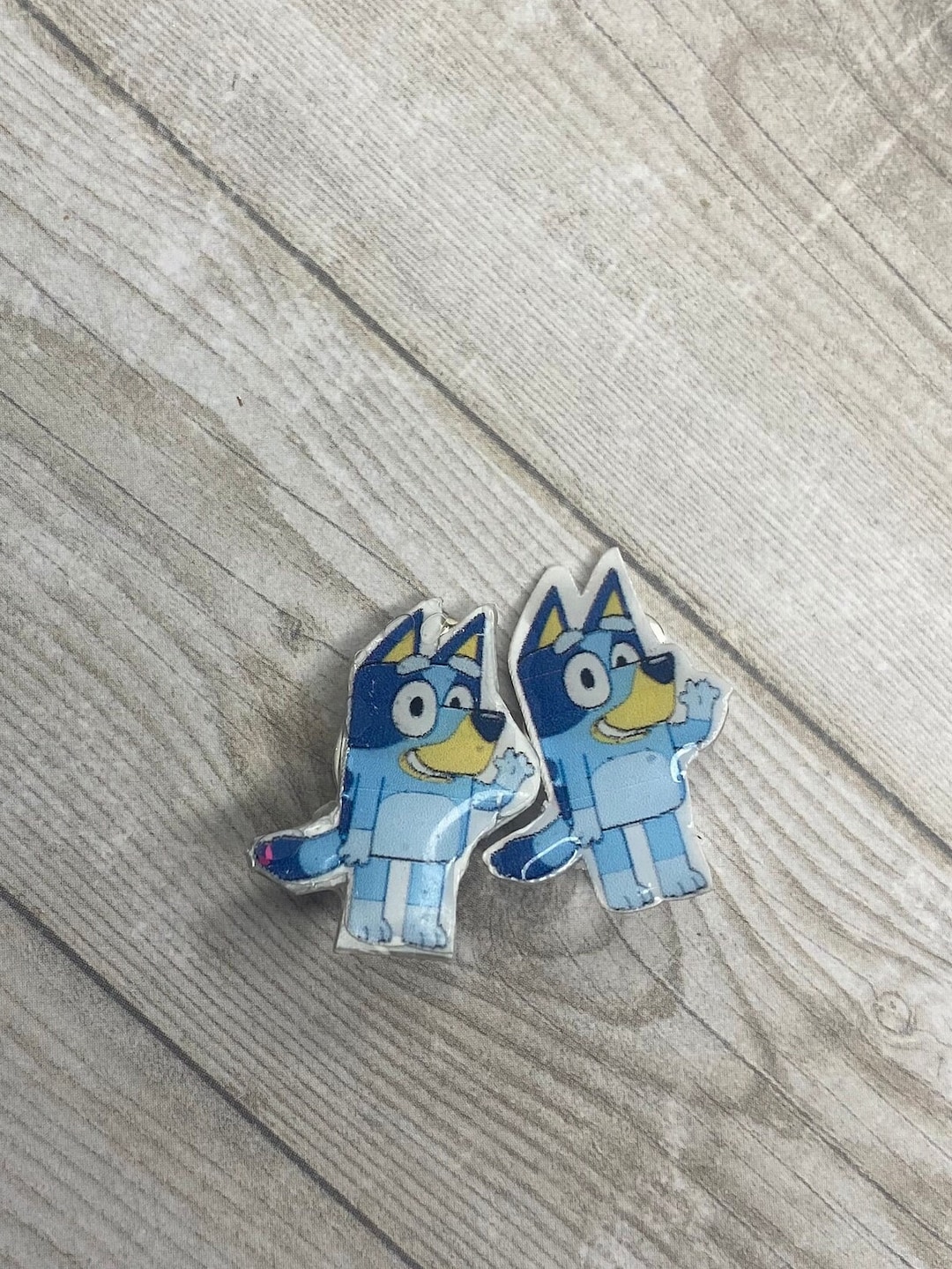 Bluey Earrings Character Clip on Earrings Custom Character Earrings ...