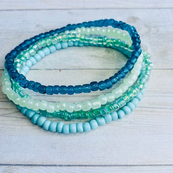 Glass Bead Bracelet - Etsy