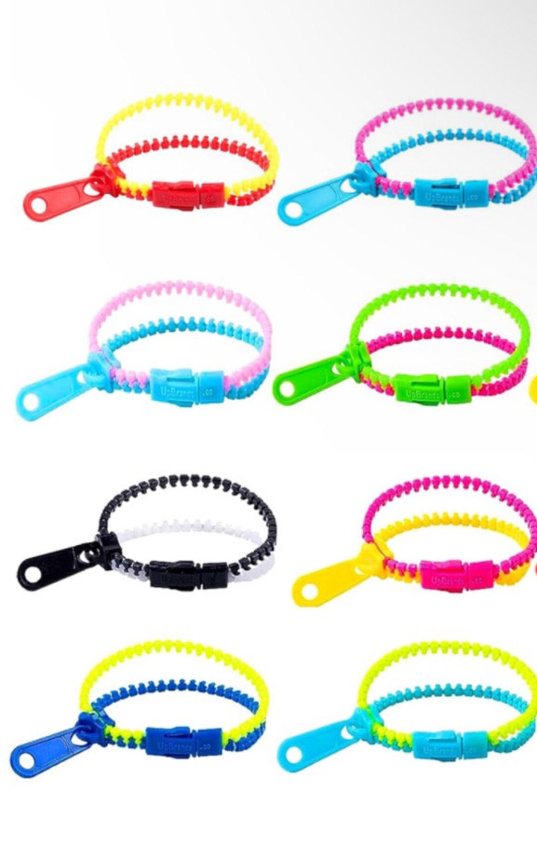 Fidget Bracelet Zipper Bracelet Zipper Keychain/backpack Chain Zipper ...
