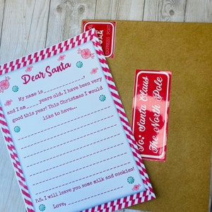 Letter to Santa Kit for Kids - Etsy