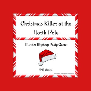 Christmas at the North Pole Murder Mystery Party Game, Family-friendly ...