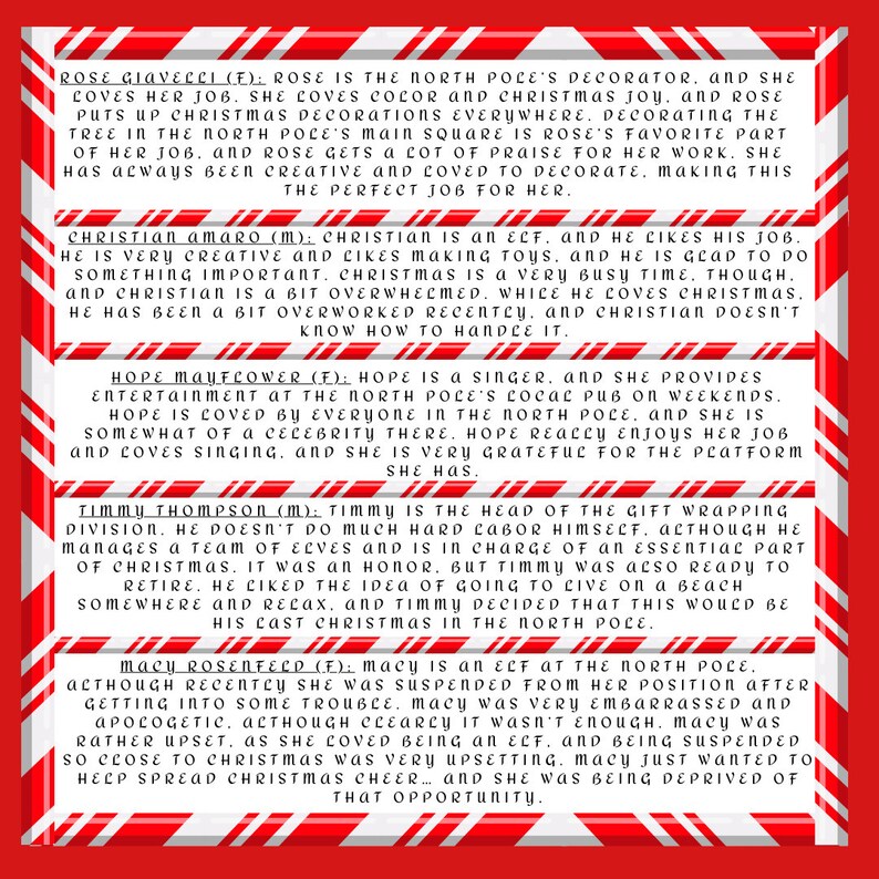 Christmas at the North Pole Murder Mystery Party Game, Family-friendly ...