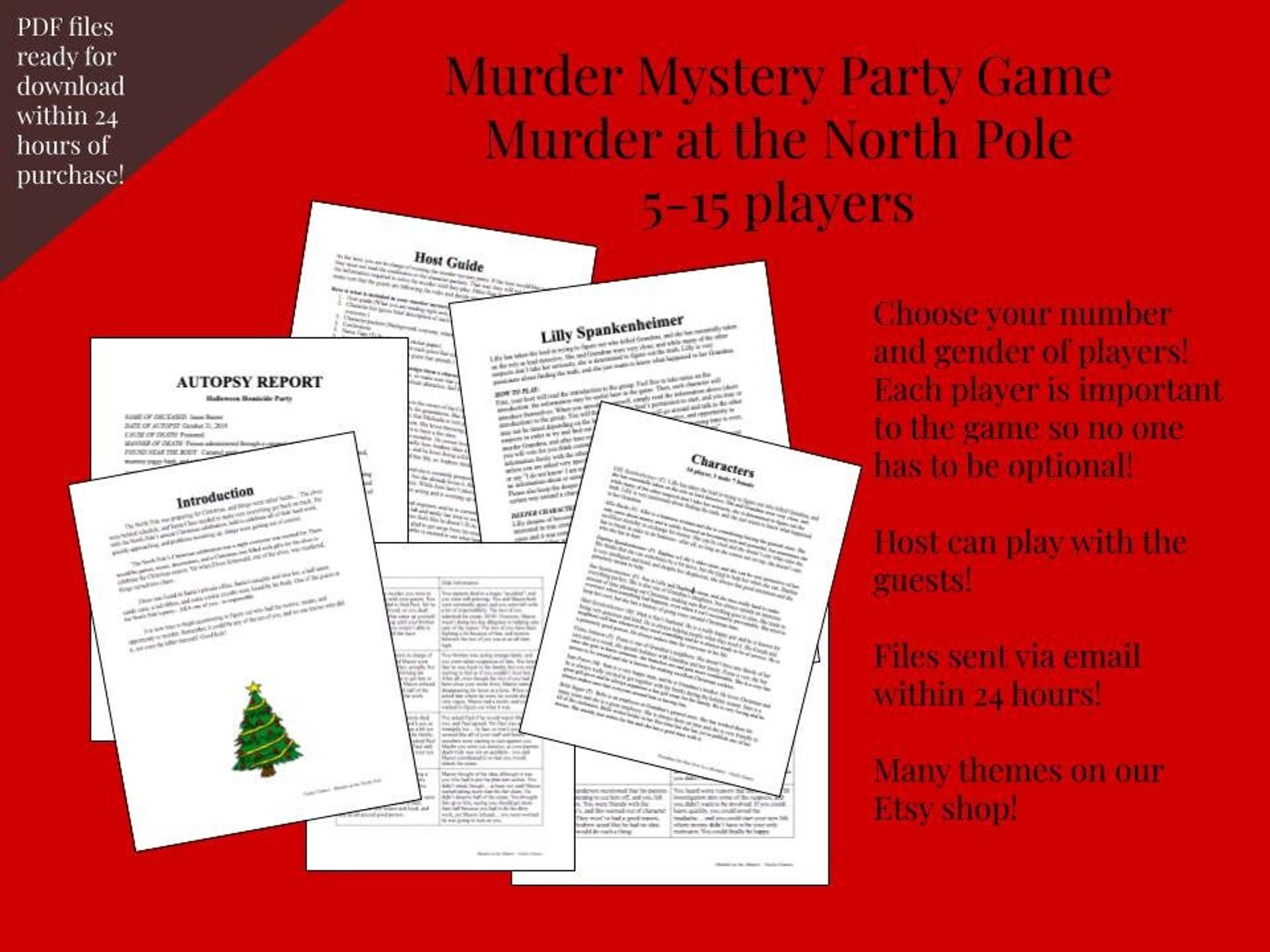 Christmas at the North Pole Murder Mystery Party Game - Etsy