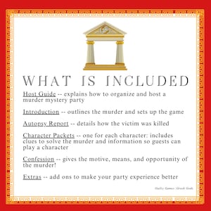 Greek Gods Murder at Mount Olympus Party Murder Mystery Party Game ...