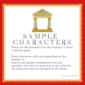 Greek Gods Murder at Mount Olympus Party Murder Mystery Party Game ...