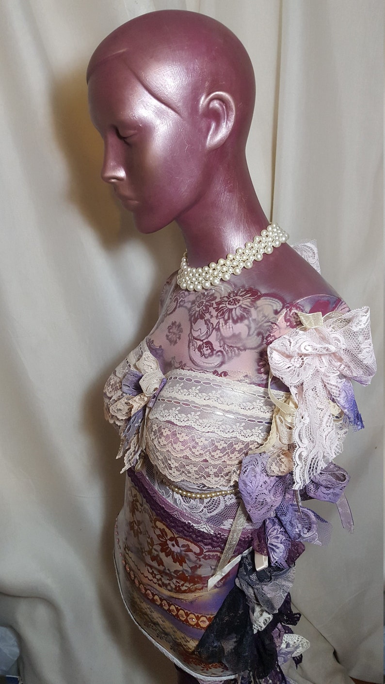 Decorated Vintage Female Mannequin.shabby Chic Mannequin.armoire Dress ...
