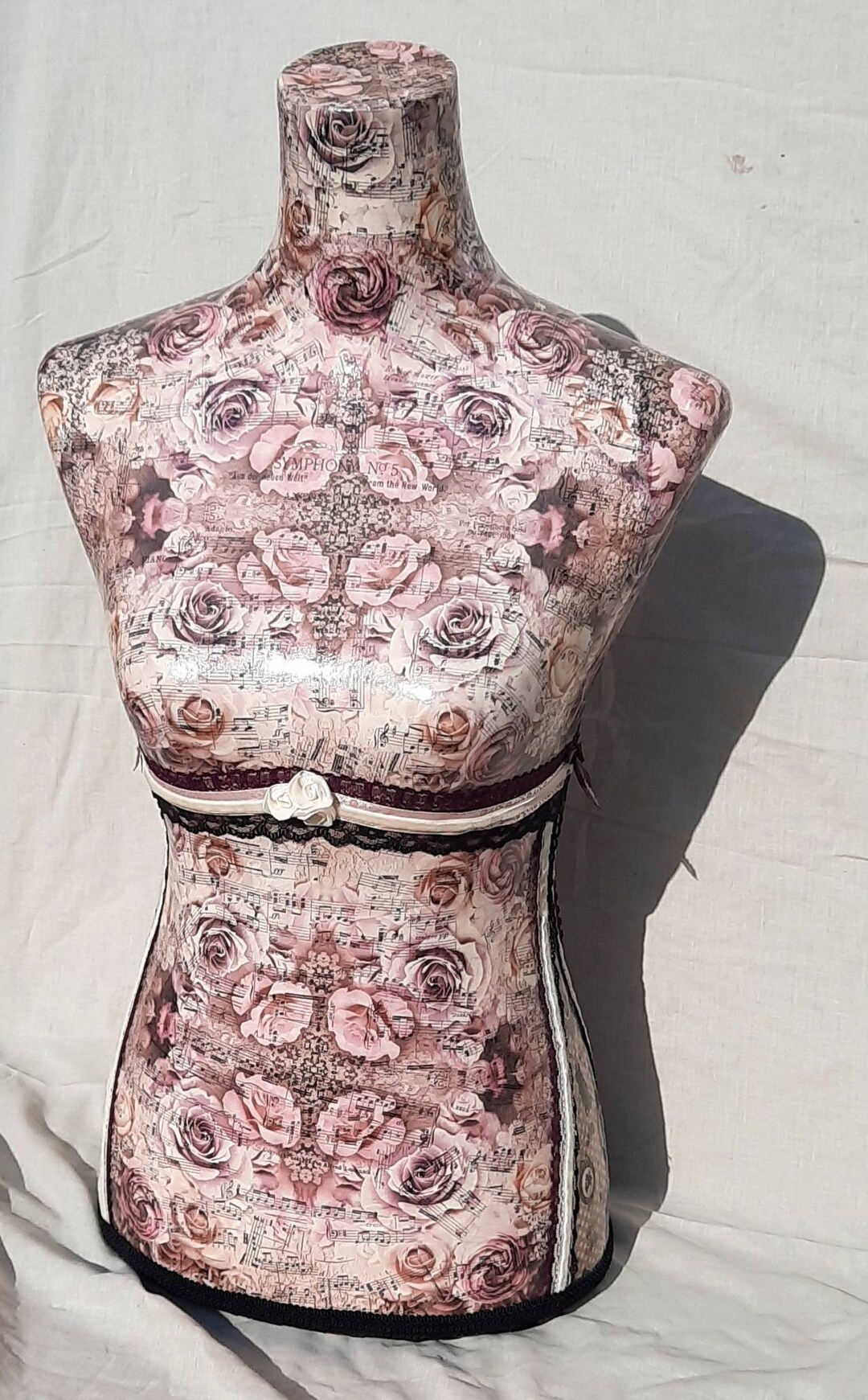 Display Mannequin.decoupage Display Dress Form Mannequin - Etsy
