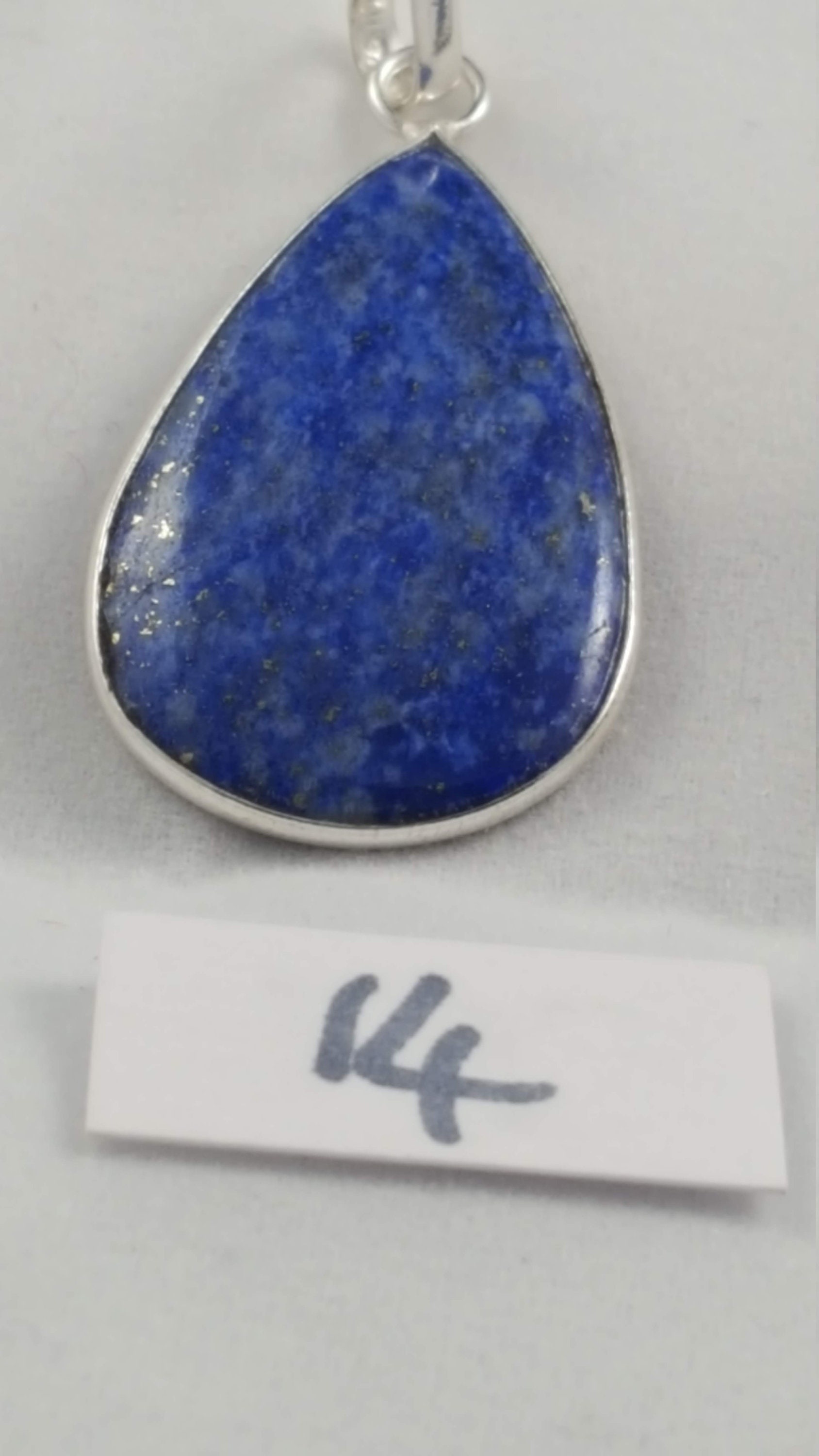Natural light Blue Lapis Lazuli Gemstone Pendants, 925 Solid Sterling ...
