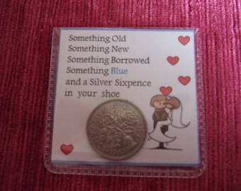 Sixpence Wedding Card - Etsy