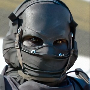 Nikto Mask | 3D Printed DIY Kit | 3 Colors: Black, Gray, White | Sturdy ...