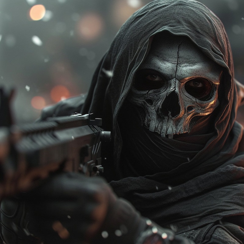Call of Duty Ghost Mask - Etsy