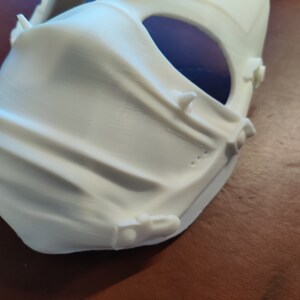 Nikto Mask | 3D Printed DIY Kit | 3 Colors: Black, Gray, White | Sturdy ...