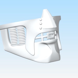 Dr. Doom Mask Dr Doom Half Mask 3D Printed Raw 3D Print 2 Sizes ...