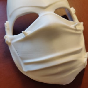Nikto Mask | 3D Printed DIY Kit | 3 Colors: Black, Gray, White | Sturdy ...