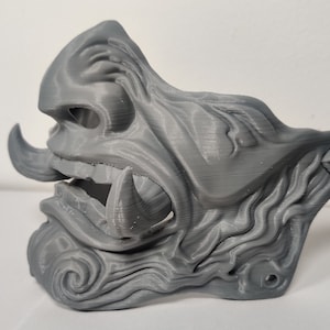 Samurai Mask - the Perfect Mempo Mask for Your Cosplay Costume - Etsy