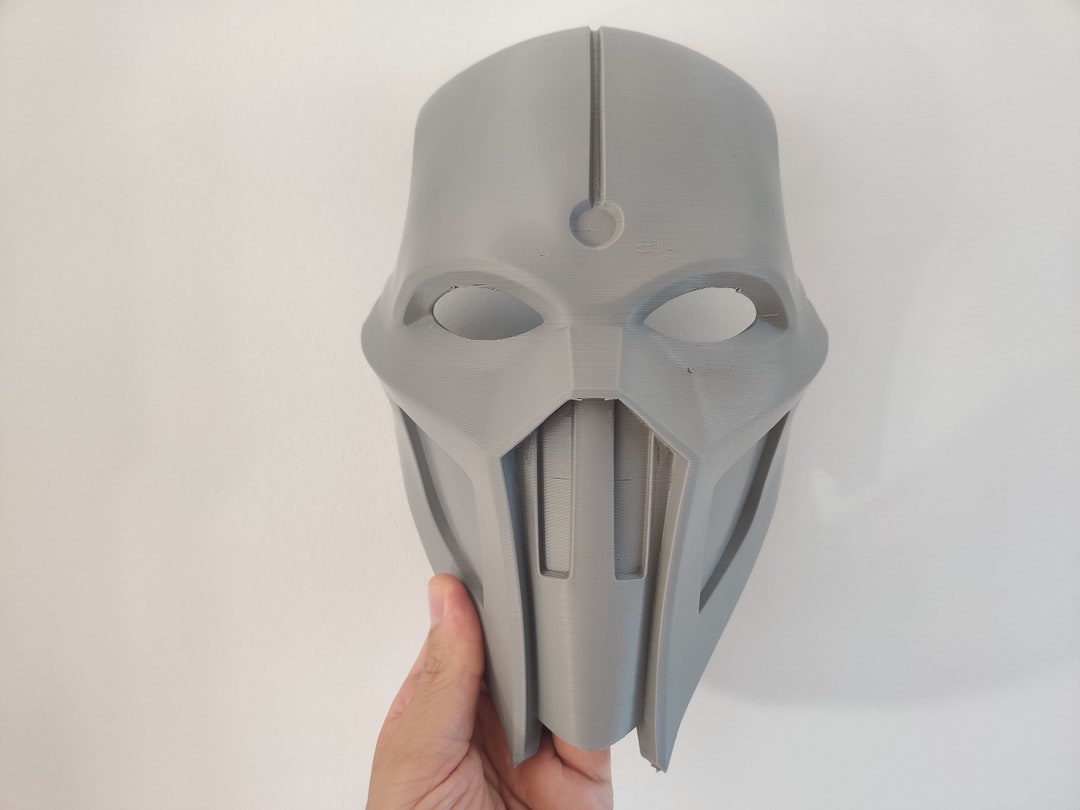 Noob Saibot DIY Mask 3D Printed Raw Cosplay Mask, PLA Plastic, Sand ...
