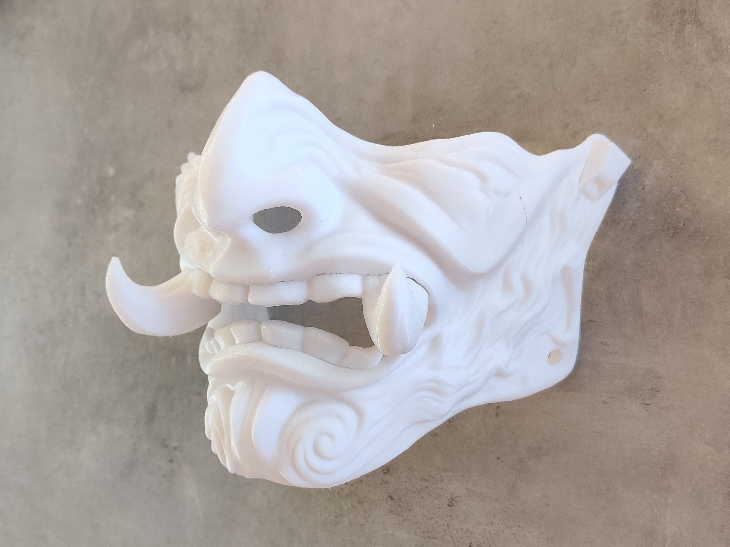 3D Printed Samurai Mask - the Perfect Mempo Mask for Your Cosplay ...
