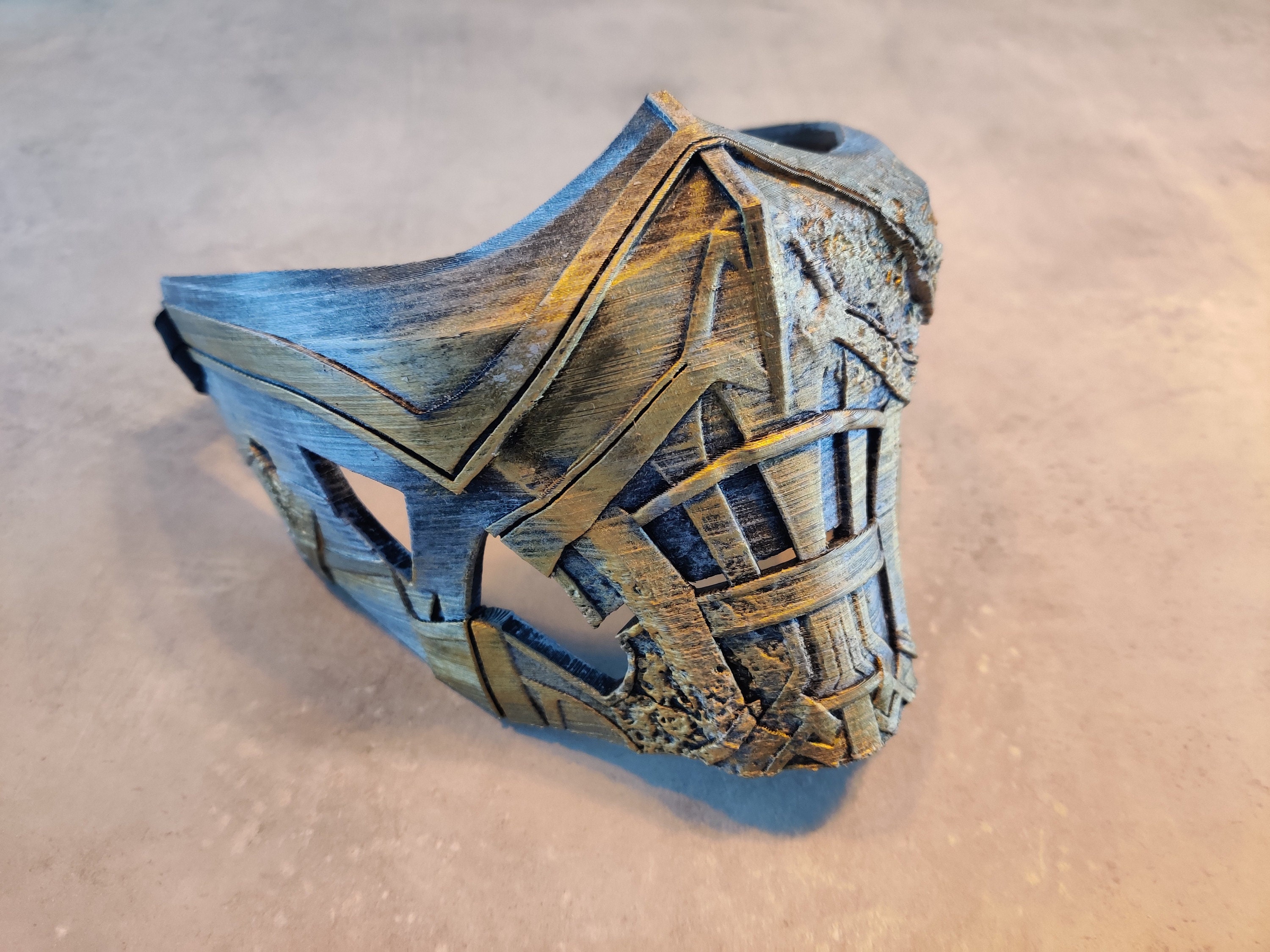 Mortal Kombat Mask 3D Printed and handpainted Perfect for | Etsy