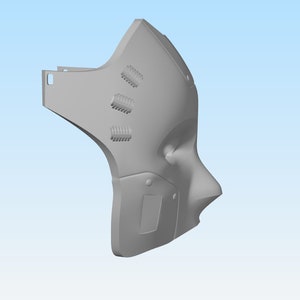 3D Printed Android Mask for Cosplay & Halloween Durable, Available in ...