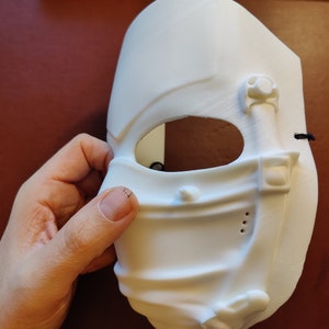 Nikto Mask | 3D Printed DIY Kit | 3 Colors: Black, Gray, White | Sturdy ...