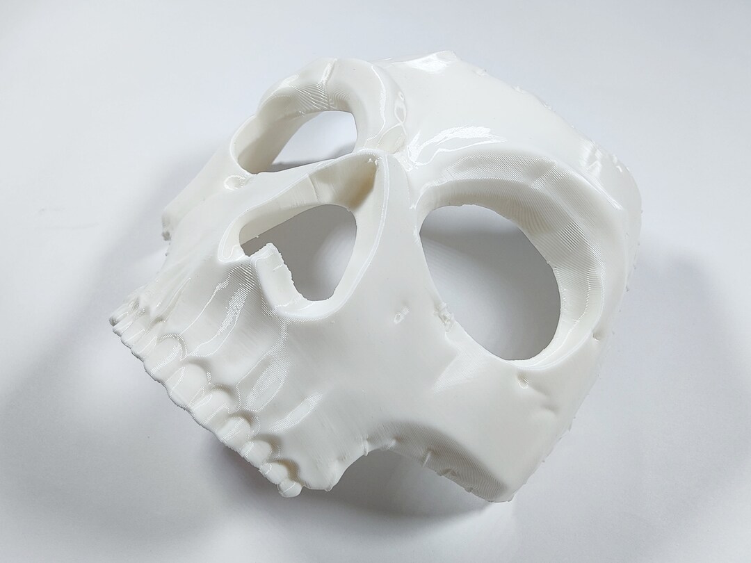 Ghost Mace Mask Skull Mask With 3d Printed Strings Cosplay Mask 3d ...