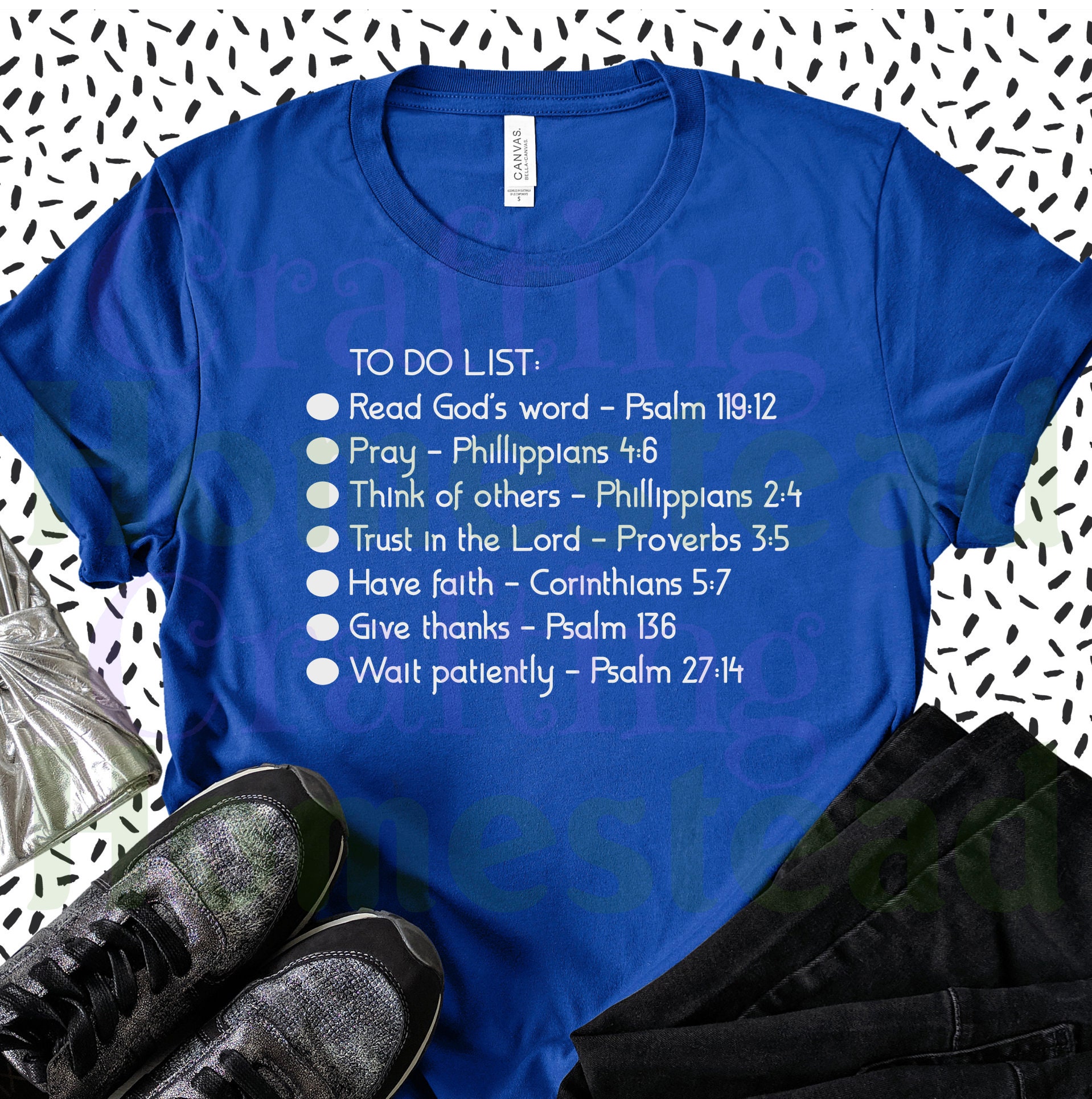 To Do List Read God Word Pray Think Others Trust the Lord Have Faith ...